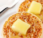 English crumpets with butter | Tesco Real Food