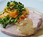Scandinavian-style smoked gammon with parsley sauce | Tesco Real Food
