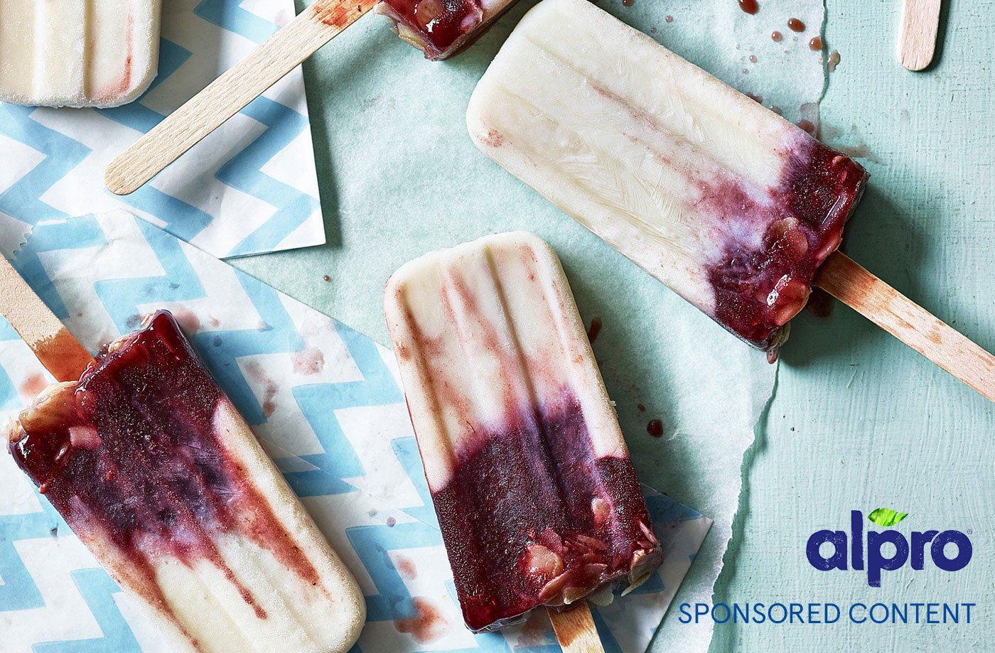 Bakewell Lollies Recipe | Ice Lolly Recipes | Tesco Real Food