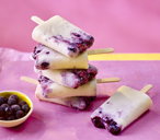 3-Ingredient Blackcurrant Milk Pops Recipe | Recipes For Ice Lollies ...
