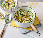 Baked Courgette And Feta Risotto Recipe | Courgette Recipes | Tesco ...