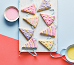 Shortbread bunting biscuits | Tesco Real Food