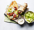 Chicken Naan Wraps Recipe | 5-ingredient recipes | Tesco Real Food