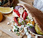 One-tray pork pittas | Tesco Real Food