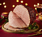 Cranberry and mustard glazed ham with chunky gherkin relish | Tesco ...