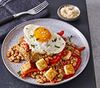 Veggie brunch jacket potatoes | Tesco Real Food