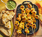 Malai Saffron Chicken Skewers Recipe | Tesco Real Food