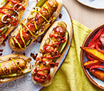 One-tray Hot Dogs With Wedges Recipe | Tesco Real Food