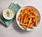 Air-fryer sweet potato fries | Tesco Real Food