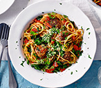 Spinach and beef meatballs | Tesco Real Food