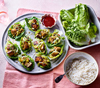 Sticky tofu lettuce cups | Tesco Real Food