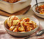 Miso Caramel Apple Crumble | Tesco Real Food