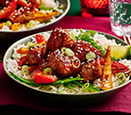 Sticky salt and pepper salmon rice bowl | Tesco Real Food