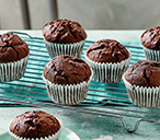 Air-fryer double chocolate muffins | Tesco Real Food