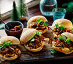 Spiced Pulled Pork Sliders Recipe | Christmas Recipes | Tesco Real Food