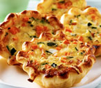 Mini vegetable quiches | Tesco Real Food