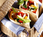 Vegetable and feta pitta breads | Tesco Real Food