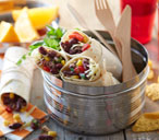 Chilli bean and corn tortilla wrap | Tesco Real Food