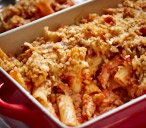Leftover pork, tomato and rosemary rigatoni pasta bake | Tesco Real Food