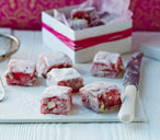 Rose and pistachio Turkish delight | Tesco Real Food
