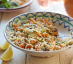 Piri piri rice with sultanas and apricots | Tesco Real Food