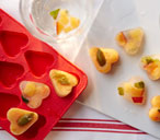 Peach, lime and basil-infused ice cubes | Tesco Real Food