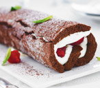 Chocolate and raspberry roulade | Tesco Real Food