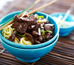 Sesame lamb with garlic and ginger | Tesco Real Food