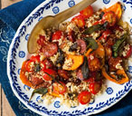 Pumpkin, chorizo and quinoa salad | Tesco Real Food