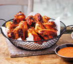 One Tray Crispy Chicken Wings | Tesco Real Food