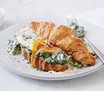 Creamy spinach and Parmesan croissant | Tesco Real Food