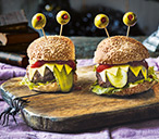 Monster Burgers Recipe | Halloween Food Ideas | Tesco Real Food