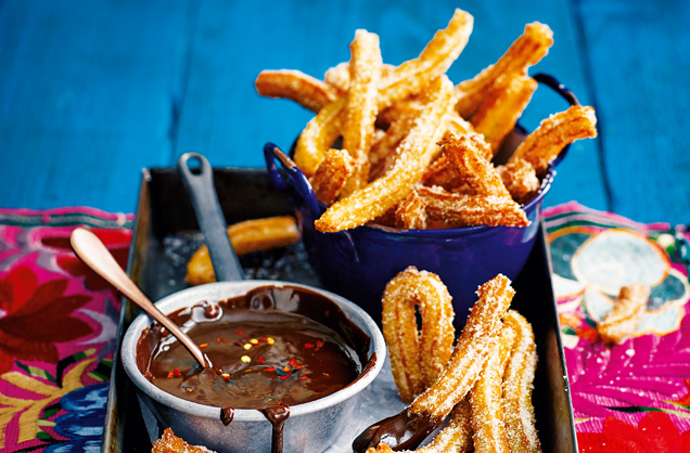 Churros & Chocolate | Dessert Recipes | Tesco Real Food