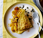 French crêpes with caramelised bananas and oranges | Tesco Real Food