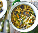 Thai Mussels With Linguine Recipe | Pasta Recipes | Tesco Real Food