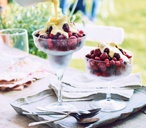 Frozen Berries with Chocolate Sauce | Summer Dessert Ideas | Tesco Real ...