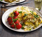 Smoked haddock topped with cheddar and leek | Tesco Real Food