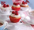 Raspberry cream cupcakes | Tesco Real Food