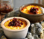 Mini rice puddings with clotted cream | Tesco Real Food