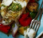 Seared Cod With Mediterranean Vegetables | Tesco Real Food
