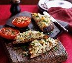 Smoked haddock rarebit with grilled tomatoes | Tesco Real Food