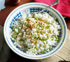 Spring onion and peanut fried rice | Tesco Real Food