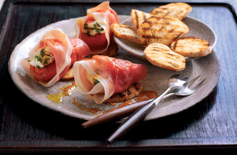 parma ham melon starter recipe