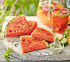 Griddled watermelon with lime and mint sugar | Tesco Real Food