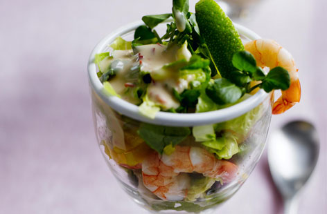 Potted prawns with Melba toast | Tesco Real Food